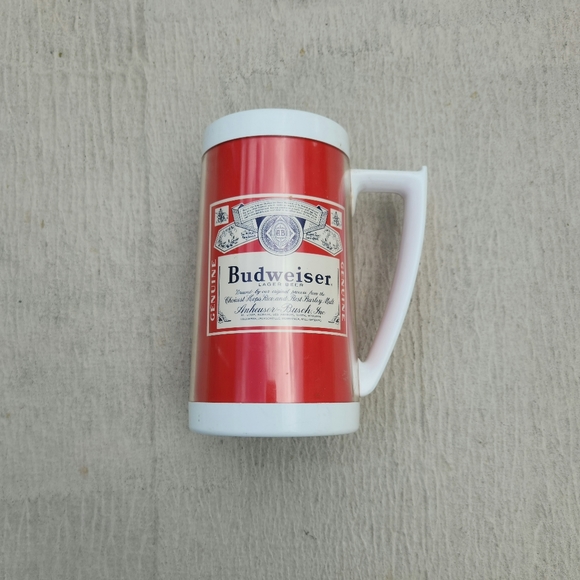 Budweiser | Dining | Vintage Budweiser Thermoserv Plastic Stein Cup ...